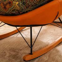 China Retro Classic Rocking Sofa Chair Simple Palace Grain For Hotel Home for sale