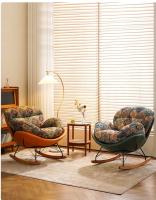 China Retro Classic Rocking Sofa Chair Simple Palace Grain For Hotel Home for sale