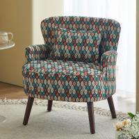 China Luxury Retro Ringer Solid Wood Chair Hotel Bedroom Living Room for sale