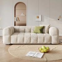 China Double Sided Fabric Frosted Retro Velvet Sofa Square Combination for sale