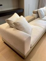 China Italian Minimalist Luxury Hotel Furniture Corner Living Room Large Sofa for sale