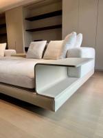China Italian Minimalist Luxury Hotel Furniture Corner Living Room Large Sofa for sale