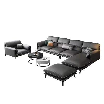 China Luxury Nordic  Cloth Corner Sofa Hotel Home Modern L Shaped for sale