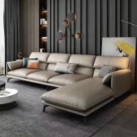 China Luxury Nordic  Cloth Corner Sofa Hotel Home Modern L Shaped for sale