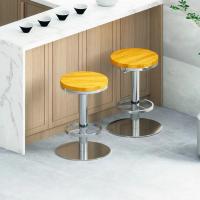 China Luxury High Backrest Chair Coffee Stainless Steel Bar Chair High Stool For Restaurant for sale
