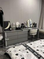 China Rock Plate Modern Makeup Table Luxury Dressing Table With Drawers Hotel Bedroom for sale