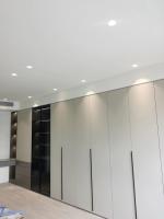 China Door Invisible Oak Handle Hotel Modern White Cabinet for sale