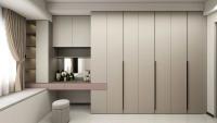 China Sliding Door Wardrobe One Door Storage Cabinet Hotel Bedroom Furniture for sale