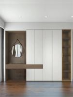China Sliding Door Wardrobe One Door Storage Cabinet Hotel Bedroom Furniture for sale