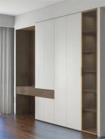 China Sliding Door Wardrobe One Door Storage Cabinet Hotel Bedroom Furniture for sale