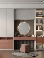 China Sliding Door Wardrobe One Door Storage Cabinet Hotel Bedroom Furniture for sale