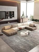 China Keyboard linen slipcovered sofa Hotel Lobby waiting area sofa for sale