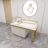 China MDF Luxury Display Cabinets Cabinets Window Luxury Jewelry Display Cases for sale