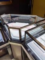 China Anti Rust Luxury Display Cabinets Hardware Mall High End Display Cabinets for sale