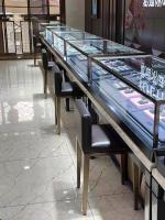 China Anti Rust Luxury Display Cabinets Hardware Mall High End Display Cabinets for sale