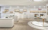 China Fashion Anti Rust Luxury Display Cabinets Hardware Showcase Cosmetic Display Cases Shopping Mall for sale