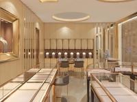 China OEM ODM Modern Luxury Display Cabinets Customized Store Decoration for sale