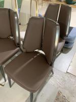 China Modern Light Luxury Fabric Upholstery Chair Fabric Upholstered Kitchen Chairs for sale