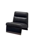 China Black White Texture Custom Sofa Bed With Metal Leisure Chair for sale