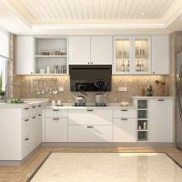 China 18mm Countertops Hotel Kitchen Cabinets Overall Quartz Stone for sale