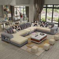 China Crushed Velvet Fabric Custom Sofa Bed Leather Border  Living Room for sale