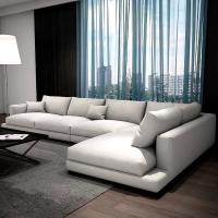 China Practical Sectional Fabric Custom Sofa Bed  L Shaped for sale
