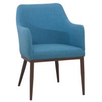 China Custom Leather Solo Sofa Chair Four Feet Hotel Restaurant for sale
