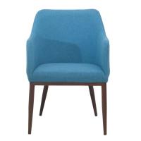 China Custom Leather Solo Sofa Chair Four Feet Hotel Restaurant for sale