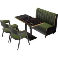 China Modern Hotel Restaurant Furniture Set Booth Round Circle Restaurant Tables for sale