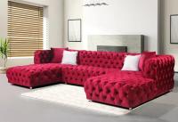 China Plywood Commercial Hotel Lobby Furniture Sectional Velvet Sofa Sets for sale