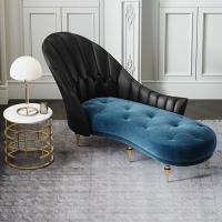 China Postmodern Custom Sofa Bed Leather Velvet Recliner Sofa Chair for sale