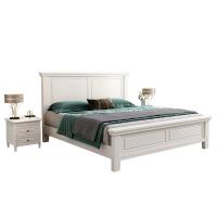 China White Blue Modern Hotel Bedroom Furniture Custom King Size Beds for sale