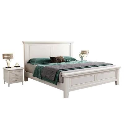 China White Blue Modern Hotel Bedroom Furniture Custom King Size Beds for sale