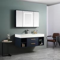 China Modern Wall Mounted Bathroom Cabinet Group Sink Hotel Bathroom Furniture Custom for sale