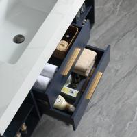 China Modern Wall Mounted Bathroom Cabinet Group Sink Hotel Bathroom Furniture Custom for sale
