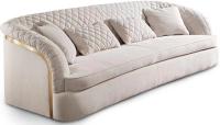 China Upholstery Hotel Lobby Furniture White Velvet Couch Multiple Seating Sofa for sale