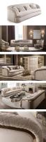 China Upholstery Hotel Lobby Furniture White Velvet Couch Multiple Seating Sofa for sale