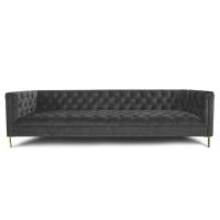 China Hunter Marble Green Velvet Sofa Set Hotel Lobby Sofa ODM for sale