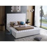 China Modern Leather Luxury Bed Master Hotel Bedroom Double Bed 1.8 Bedroom King Bed for sale