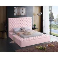 China Modern Leather Luxury Bed Master Hotel Bedroom Double Bed 1.8 Bedroom King Bed for sale