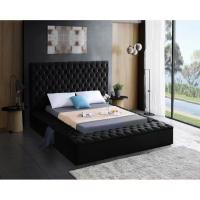 China Modern Leather Luxury Bed Master Hotel Bedroom Double Bed 1.8 Bedroom King Bed for sale