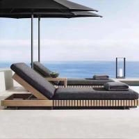 China Outdoor Pool Sofa Bed Lounge Chairs Sofa Tanning Ledge Cushions Chaise for sale