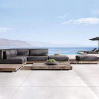 China Outdoor Pool Sofa Bed Lounge Chairs Sofa Tanning Ledge Cushions Chaise for sale