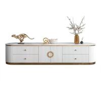 China Villa Hotel  TV Cabinets Modern Living Room Furniture Stainless Steel LCD TV Console for sale