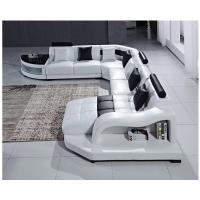 China Custom Luxury Hotel Furniture Regal Elegance  Antique Reclining Leather Sofa Bed Sectional for sale