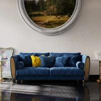 China Velvet Haven Cozy Luxurious Lazy Sofa With Seating For Hotel Room for sale
