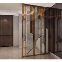 China Stainless Steel Metal Laser Cutting Screen For Luxury Hotel Lobby for sale