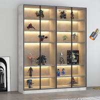 China Modern Light Living Room Furniture Wine Cabinet Display Stainless Steel for sale
