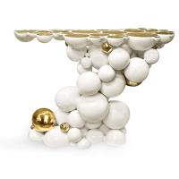 China Console Hotel Lobby Coffee Table High End Light Luxury for sale