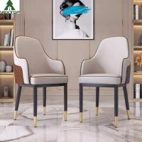 China Customized Long Lasting Luxury Hotel Furniture Reception Leather Chairs for sale